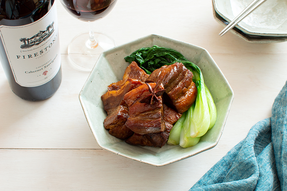 Firestone Cabernet Sauvignon with Braised Pork : Blog : Iconic Wine ...